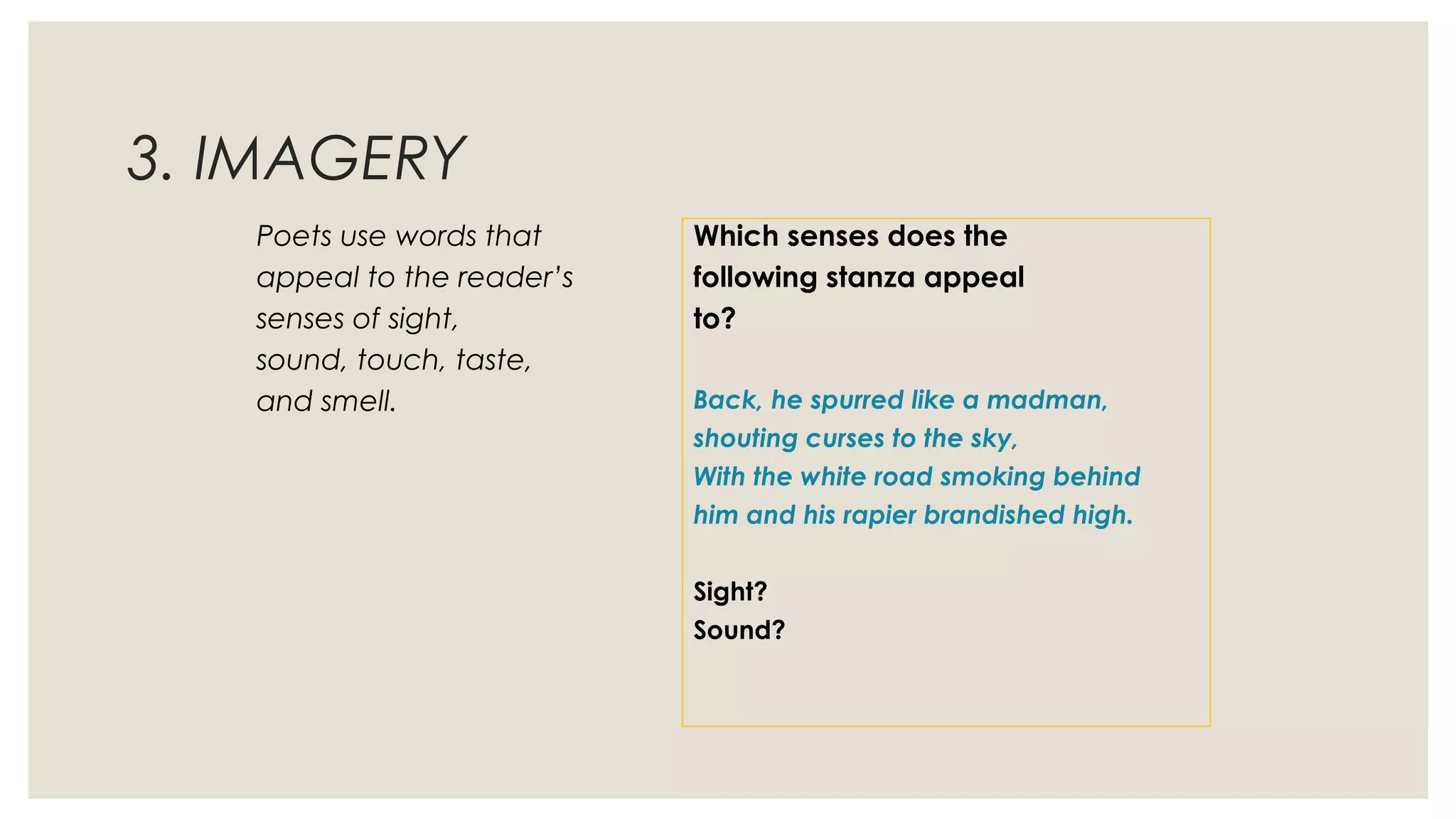 Elements of Poetry | PPT