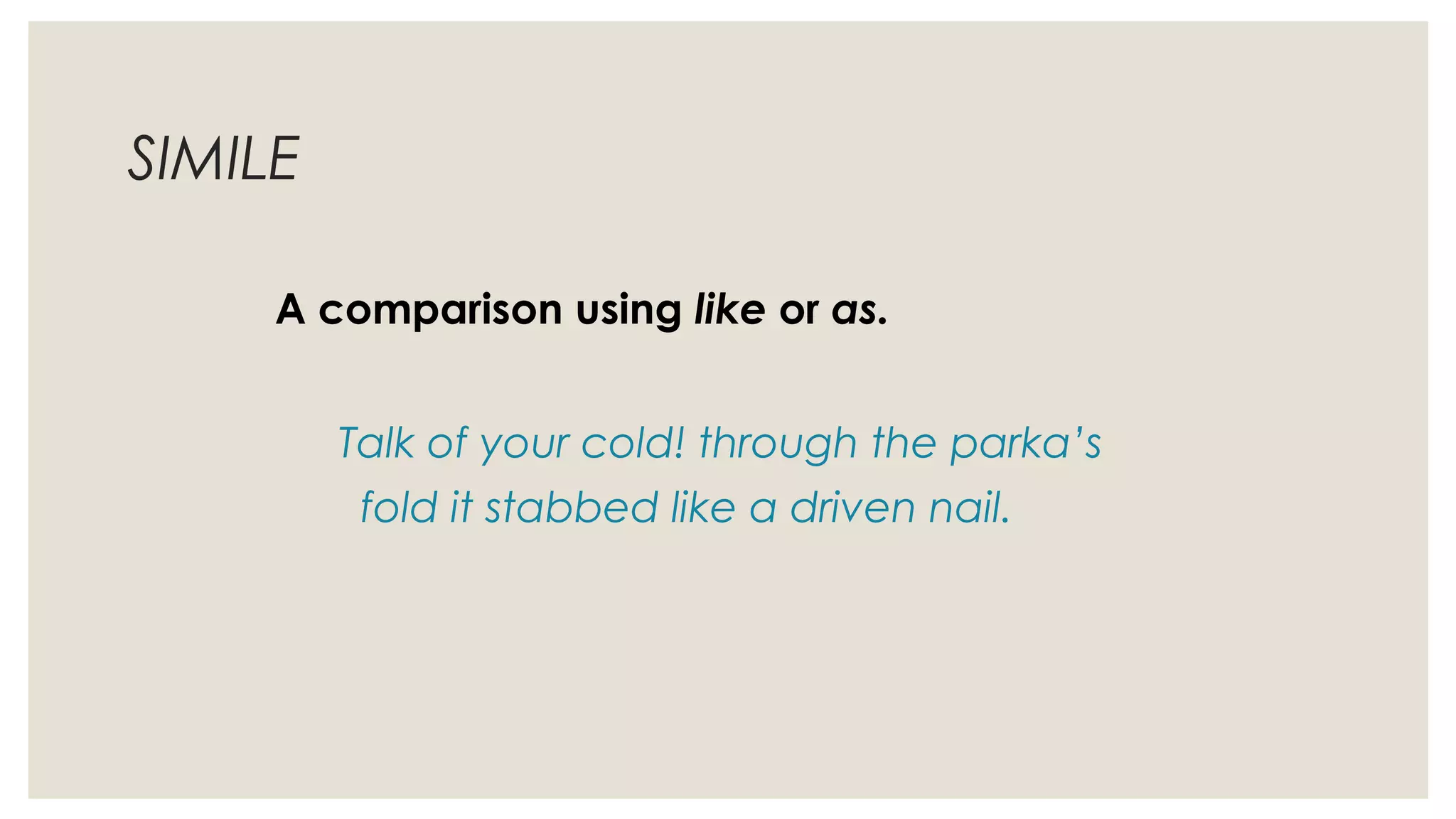 Elements of Poetry | PPT