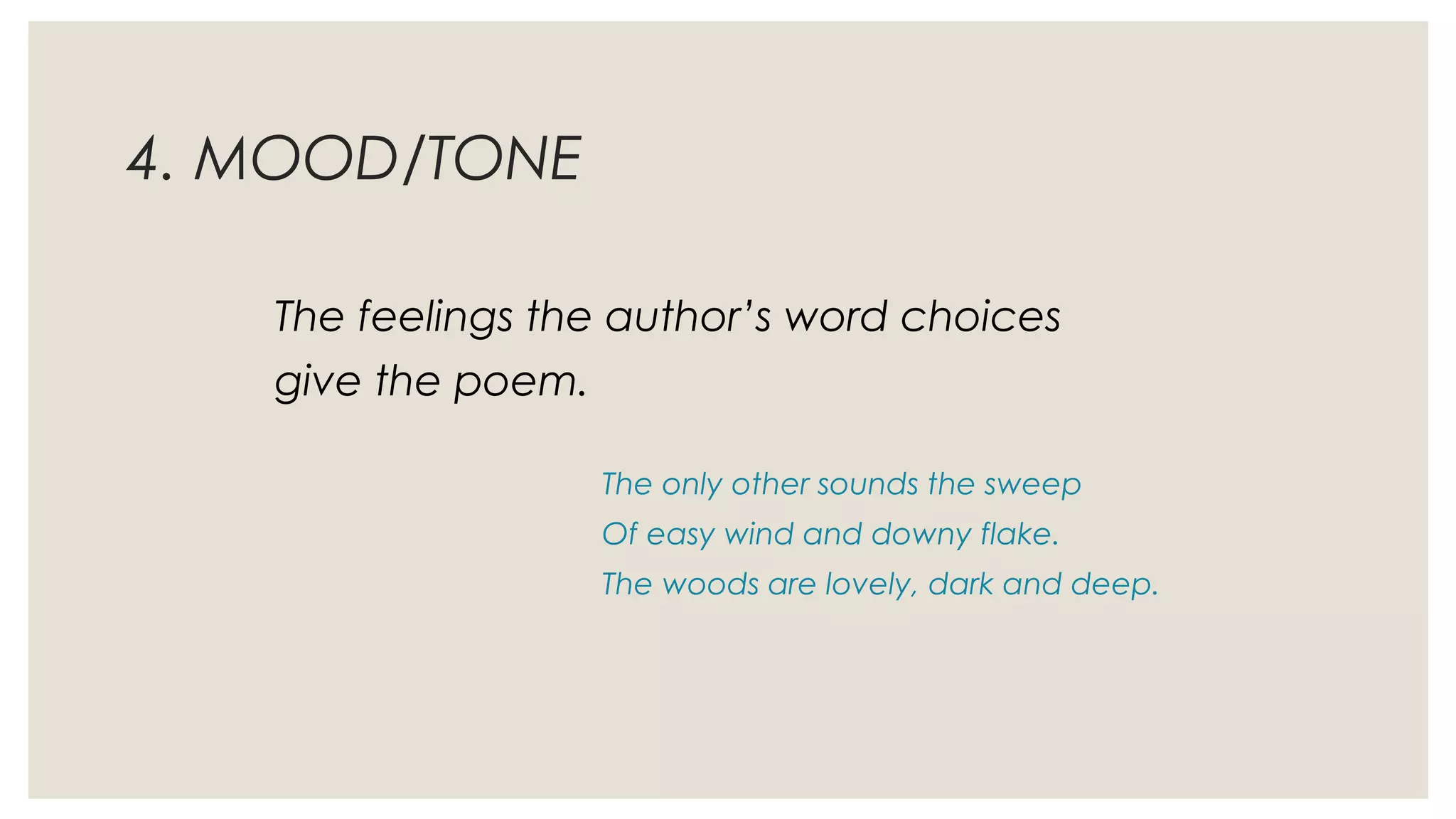 Elements of Poetry | PPT