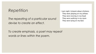 Elements of Poetry | PPT