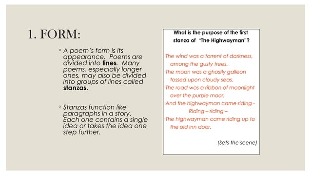 Elements of Poetry | PPT