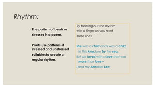 Elements of Poetry | PPT