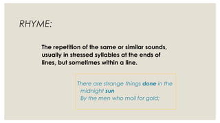 Elements of Poetry | PPT