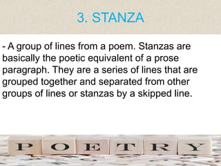 Elements of poetry | PPTX