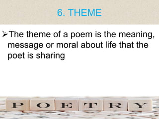 Elements of poetry | PPTX