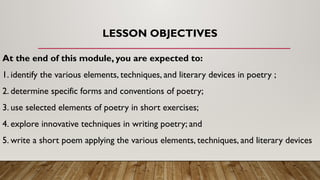 CREATIVE WRITNG- Elements of Poetry.pptx