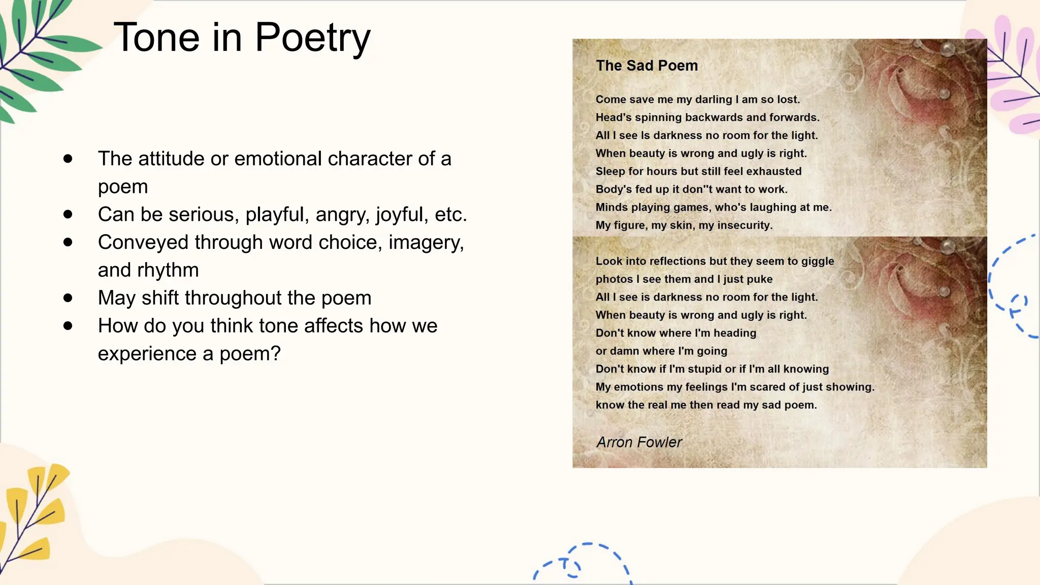 ELEMENTS OF POETRY.pptx Grade 7 English 7 MATATAG Curriculum | PPTX
