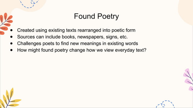 ELEMENTS OF POETRY.pptx Grade 7 English 7 MATATAG Curriculum | PPTX