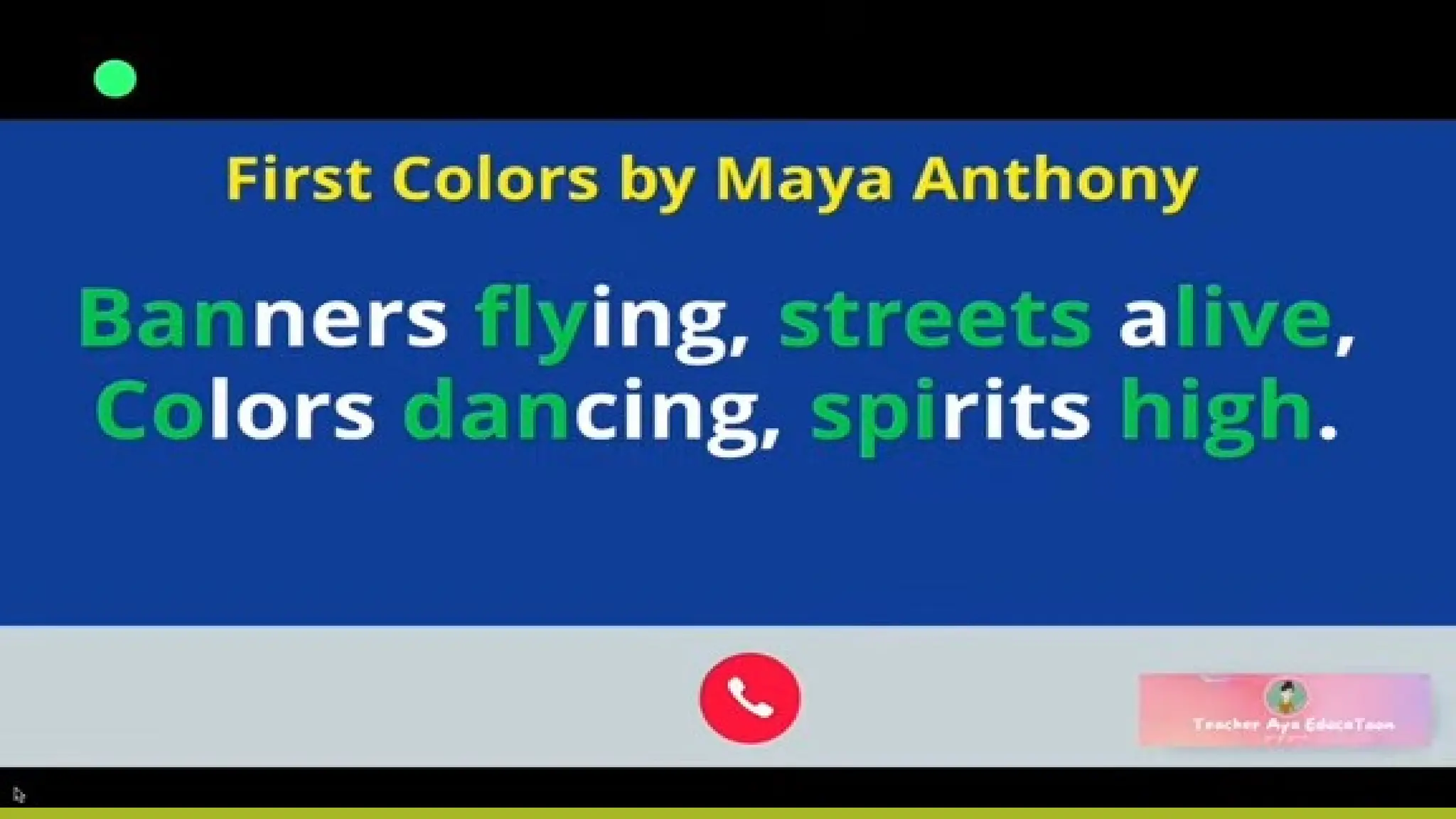 Elements of Poetry - lesson 1.pptx- grade 7 | PPTX