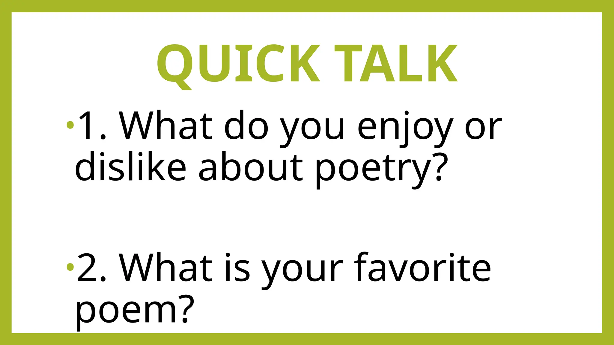 Elements of Poetry - lesson 1.pptx- grade 7 | PPTX