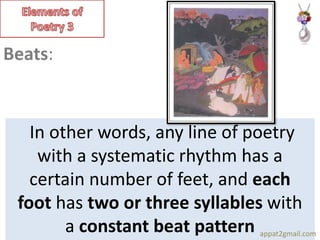 Elements of poetry 3 | PPTX