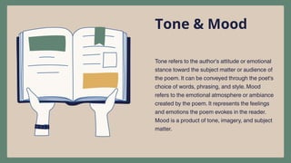 Elements of Poetry Education Presentation in Beige Blue and Green ...