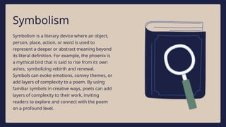 Elements of a poetry that you should ever see | PPTX