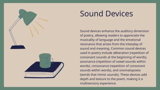 Elements of a poetry that you should ever see | PPTX