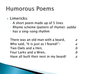 Elements of Poetry | PPTX