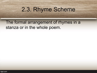 Elements of Poetry | PPT