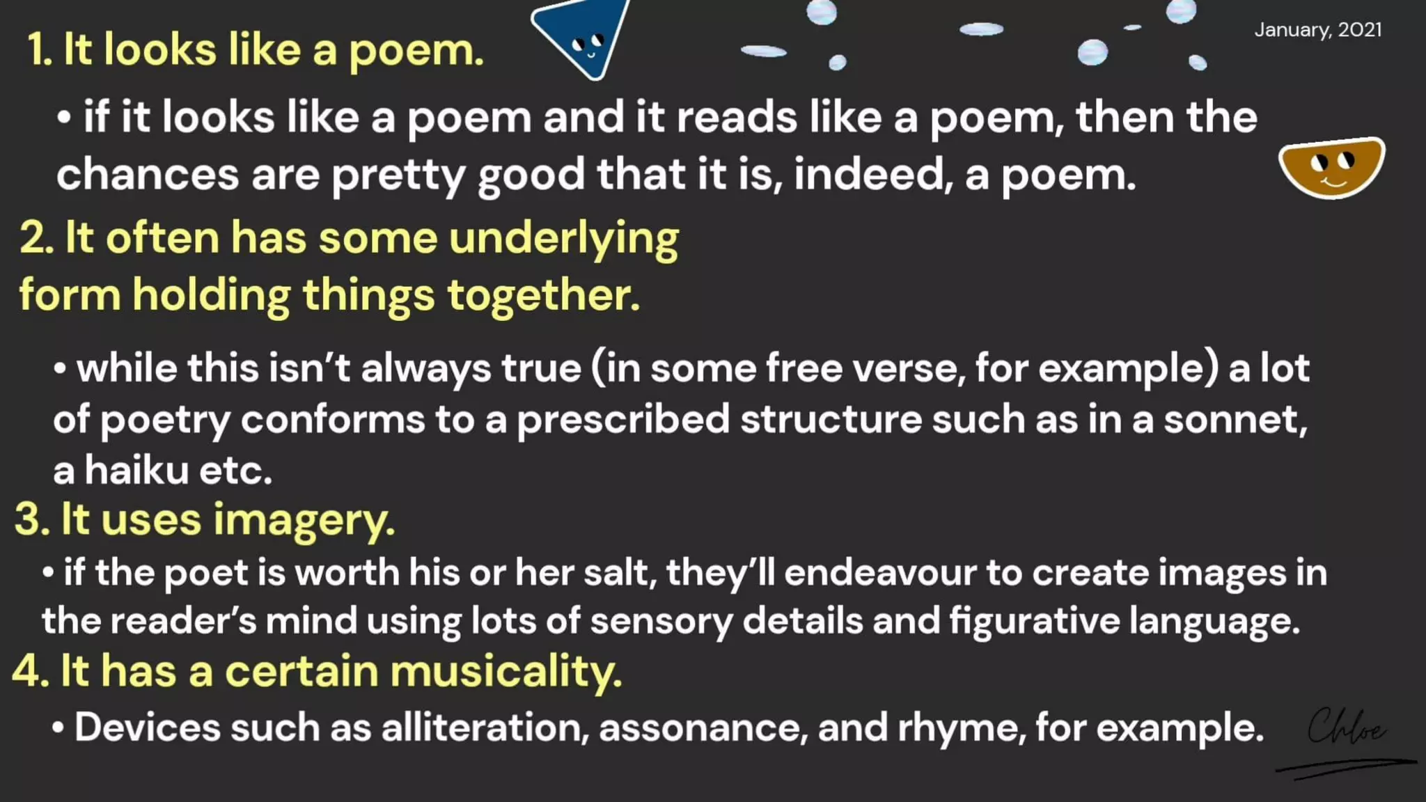 Elements of poetry structure of poetry | PPT