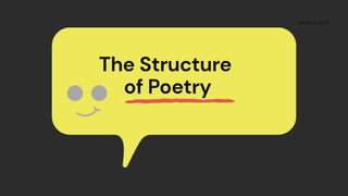 Elements of poetry structure of poetry | PPT