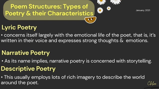 Elements of poetry structure of poetry | PDF