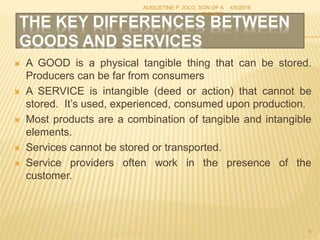 Elements of production planning for good & services | PPTX
