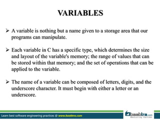 Elements of programming | PPTX