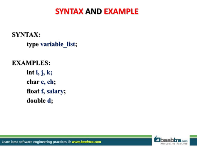 Elements of programming | PPTX
