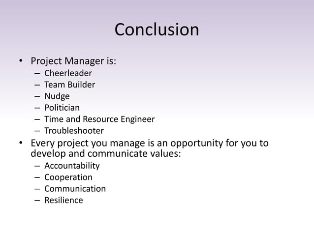 Elements of Project Management | PPTX | Human Resources | Business