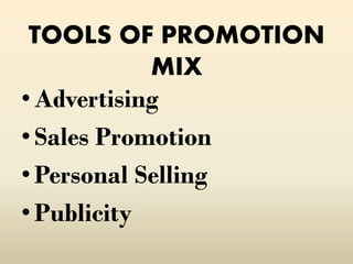 Elements of promotion mix | PDF
