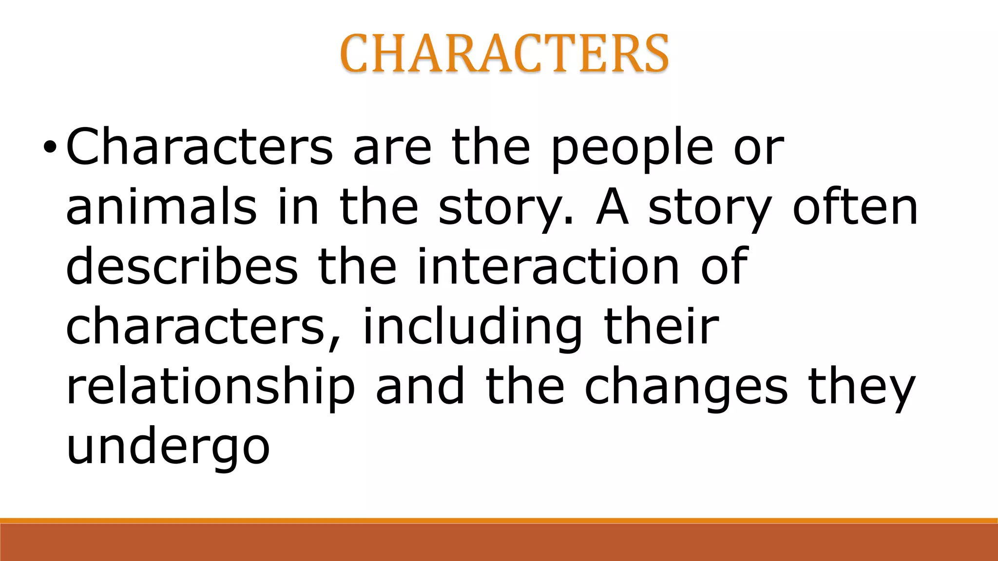 Elements of prose | PPTX