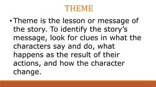 Elements of prose | PPTX