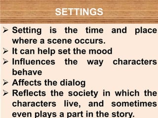 Elements of prose | PPTX