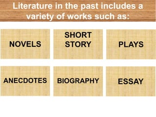 Elements of prose | PPTX