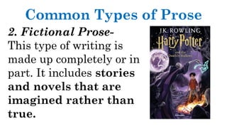 ELEMENTS OF PROSE_101 Enlish grade 7 lesson | PPTX