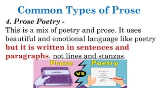 ELEMENTS OF PROSE_101 Enlish grade 7 lesson | PPTX