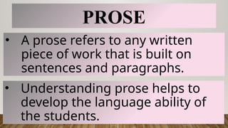 Elements of Prose: TYPES OF CHARACTER.pptx