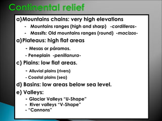 Elements of relief | PPT