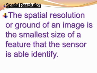 Elements of remote sensing | PPTX