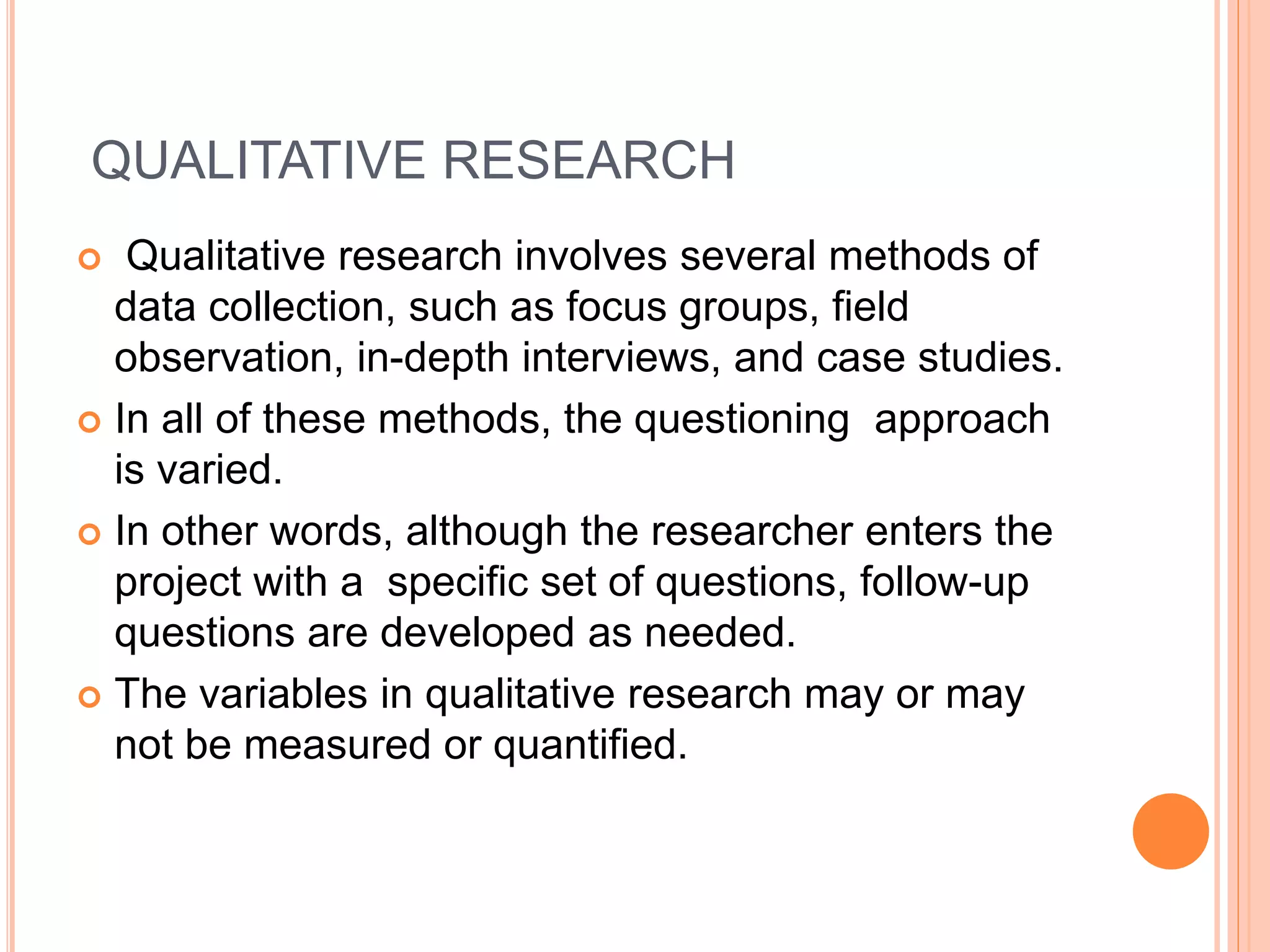 Elements of research | PPTX
