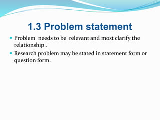 Elements of research | PPTX