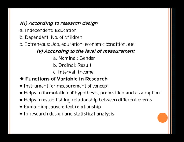 Elements of research -cacu | PPT