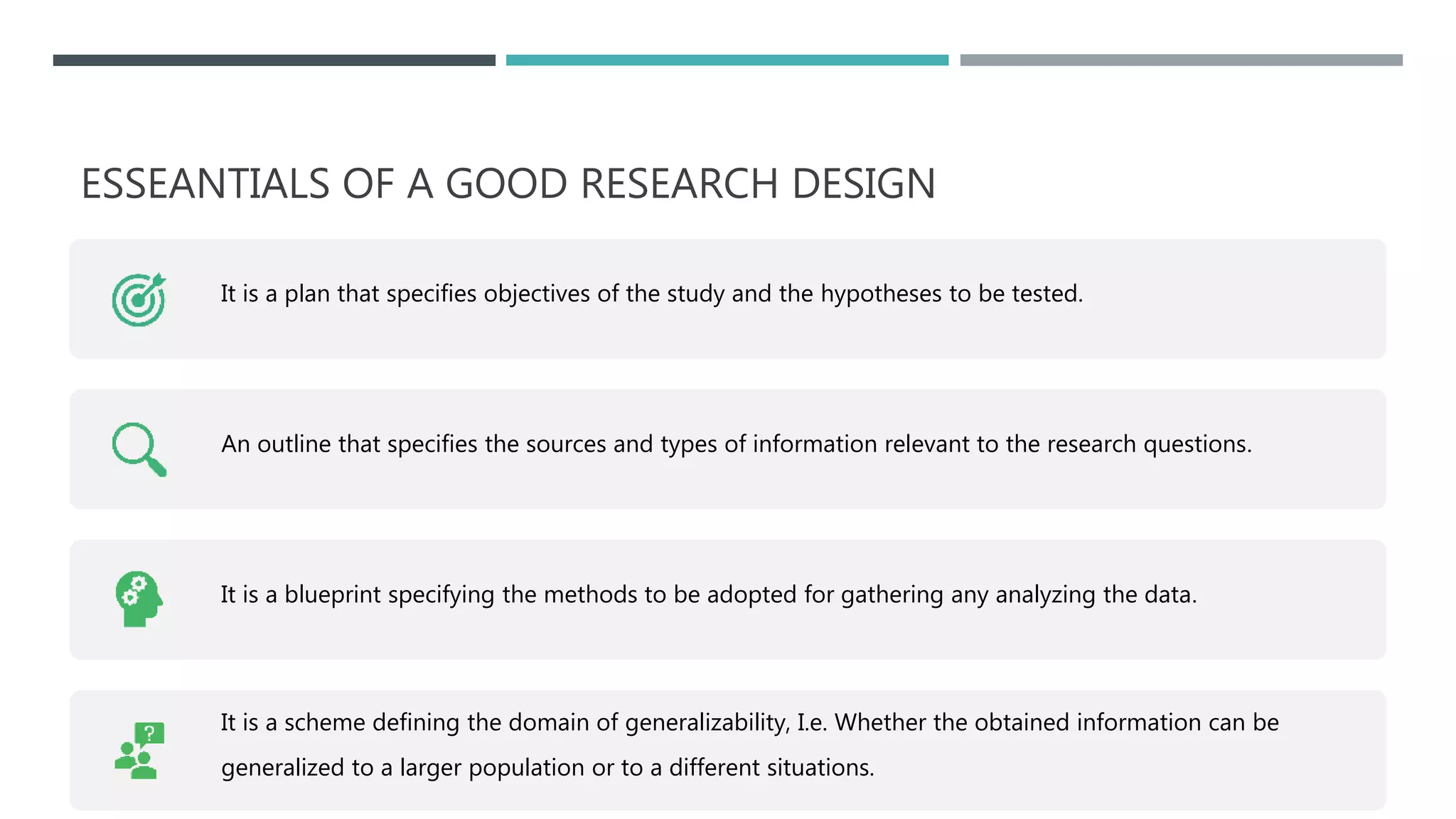 Elements of research methodology | PPTX