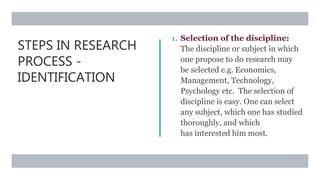 Elements of research methodology | PPTX