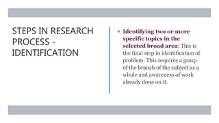 Elements of research methodology | PPTX