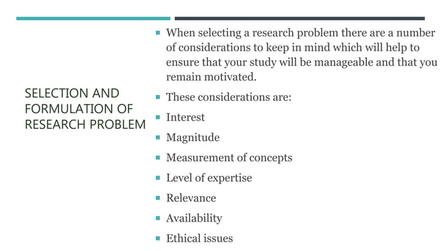 Elements of research methodology | PPTX