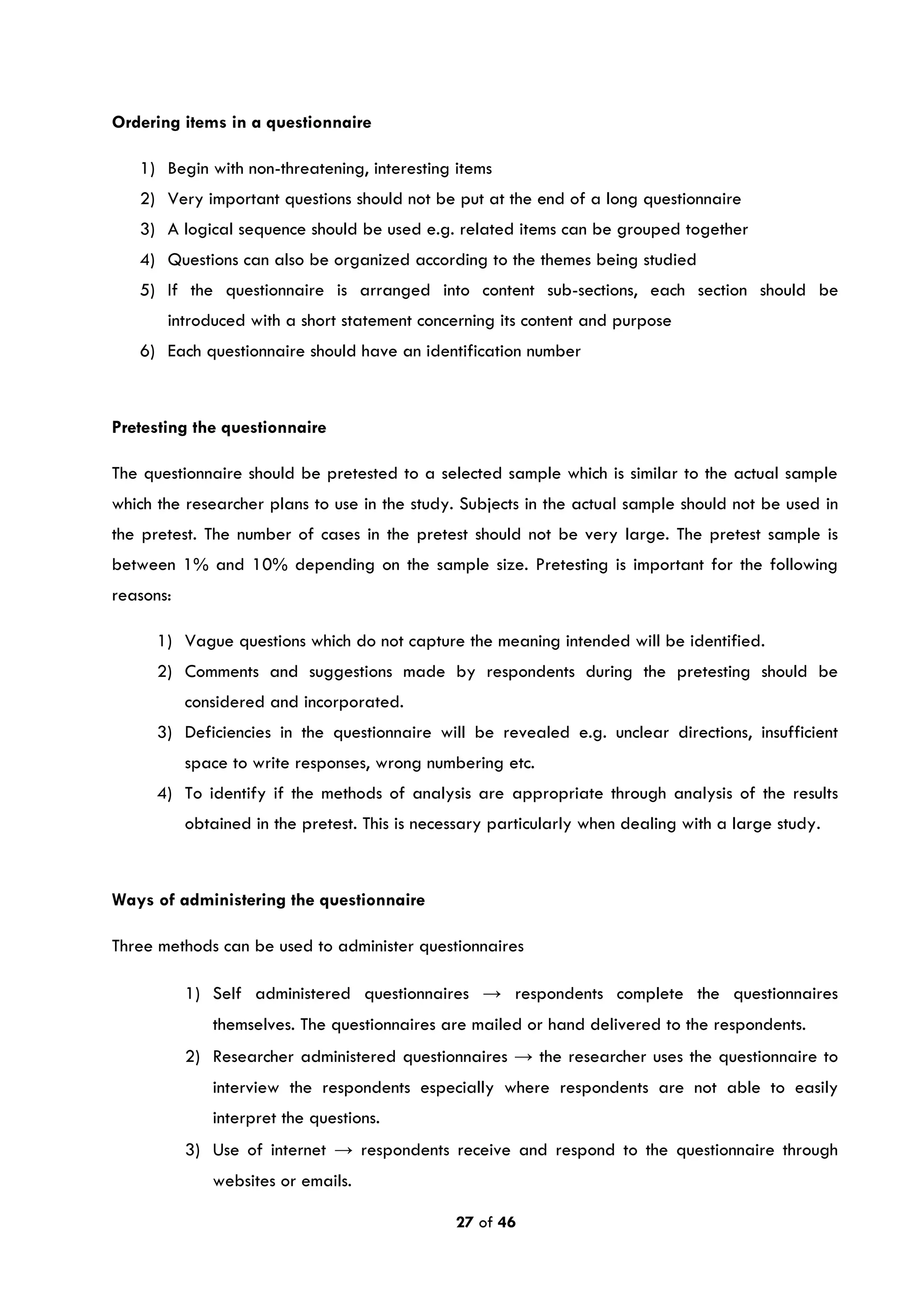 Elements of research methods | PDF