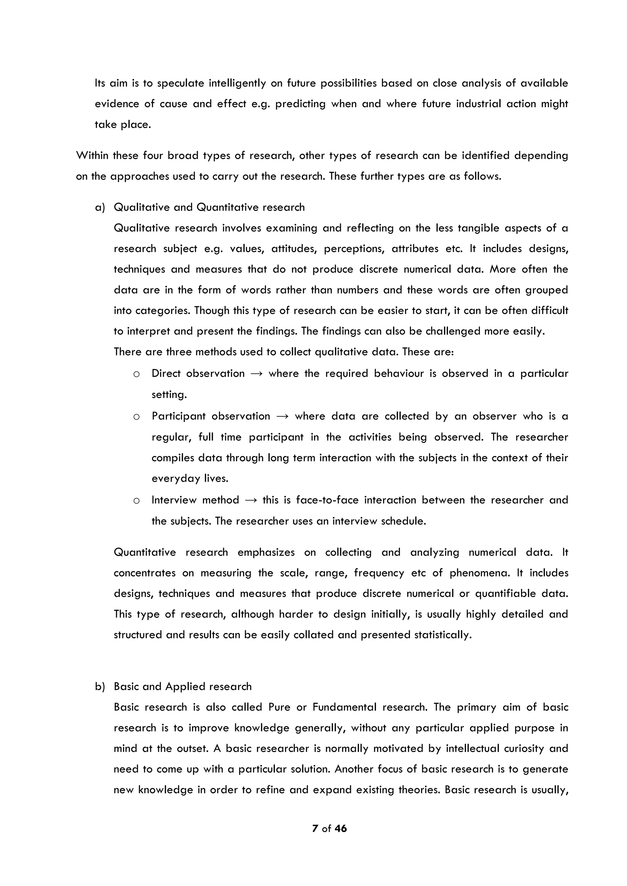 Elements of research methods | PDF