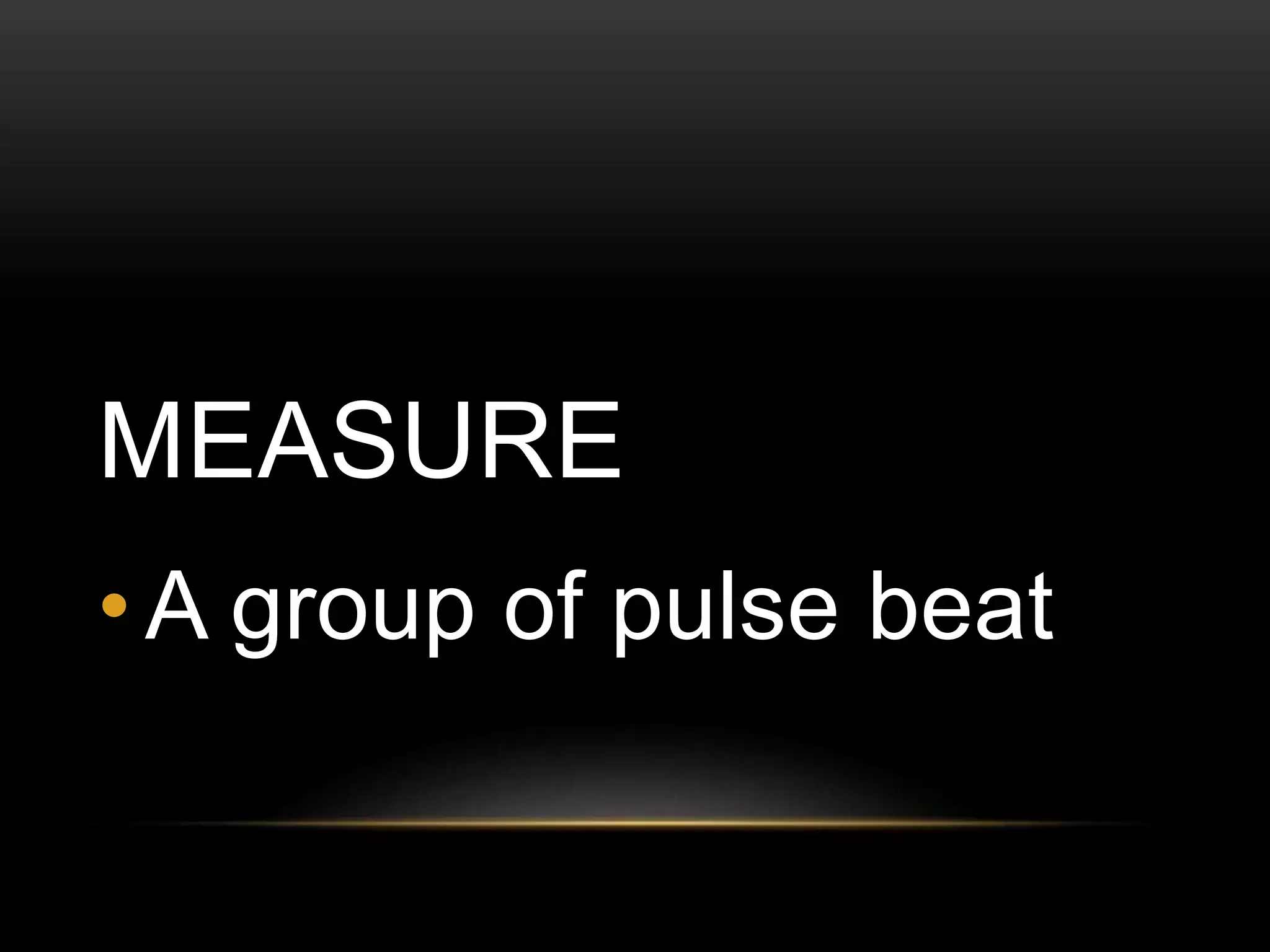 Elements of rhythm | PPTX