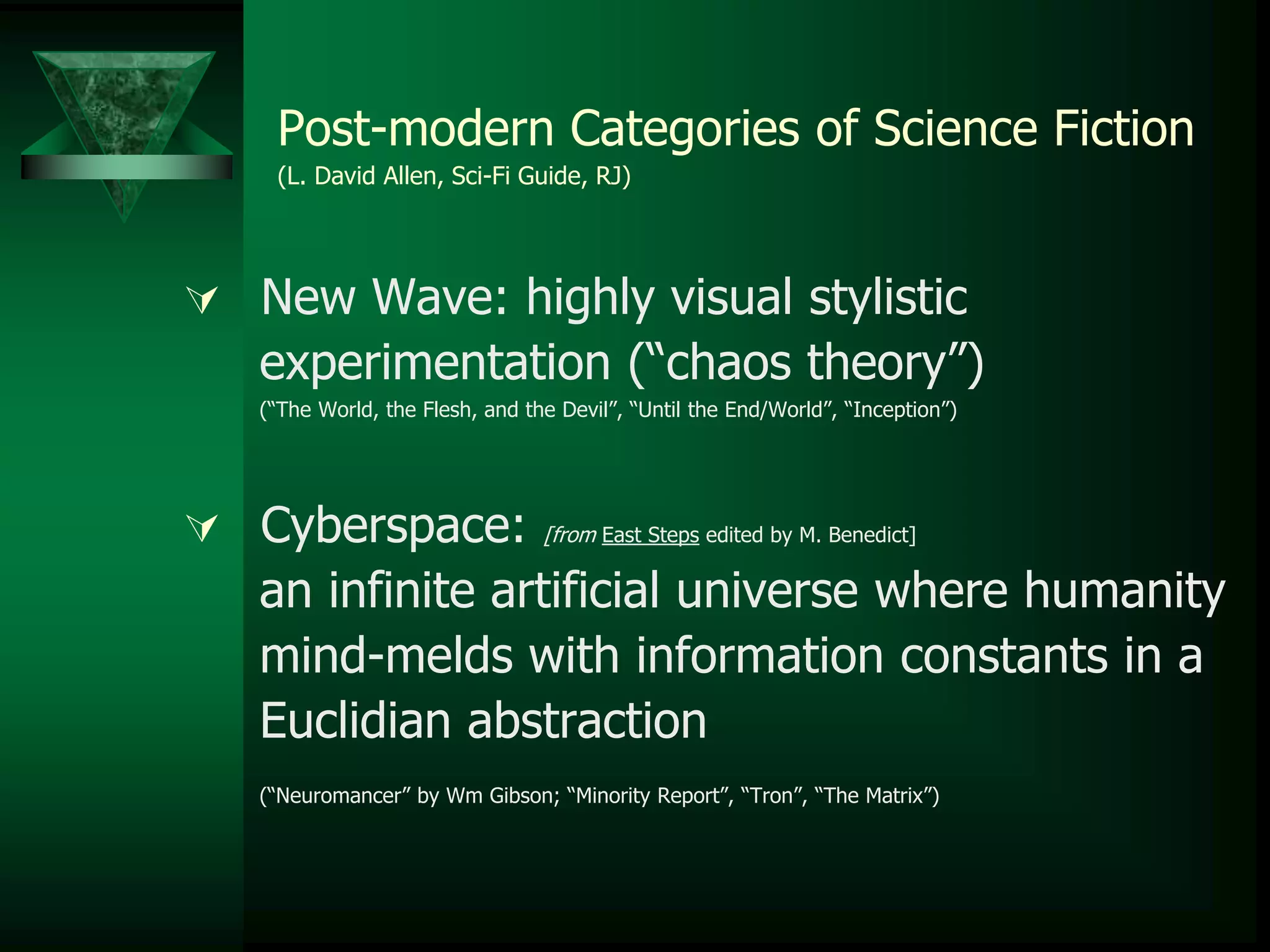 Elements of Science Fiction | PPSX