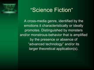 Elements of Science Fiction | PPSX