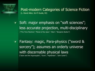 Elements of Science Fiction | PPSX